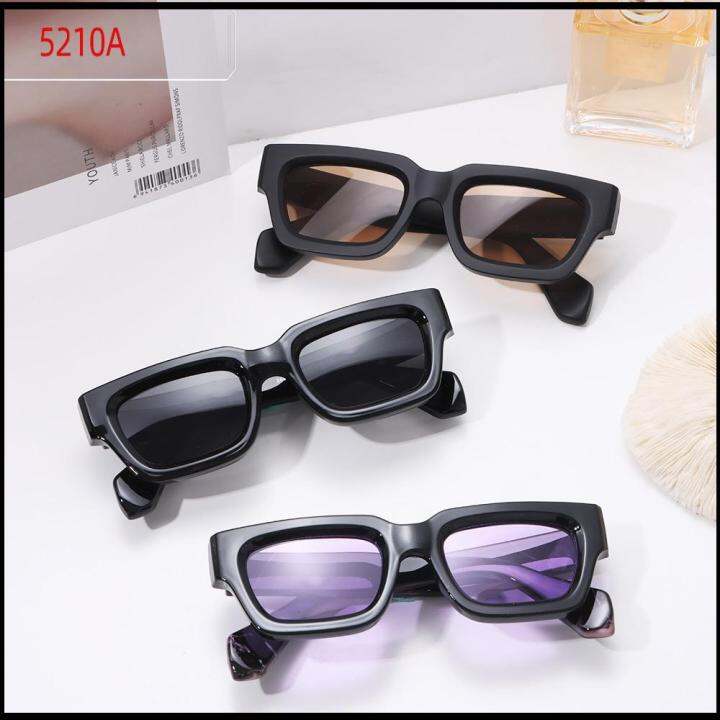 5210A ทันสมัยและทันสมัย ป้องกันรังสียูวี ผู้หญิงและผู้ชาย แว่นตาสำหรับแว่นตา แว่นตากันแดดทรง ...