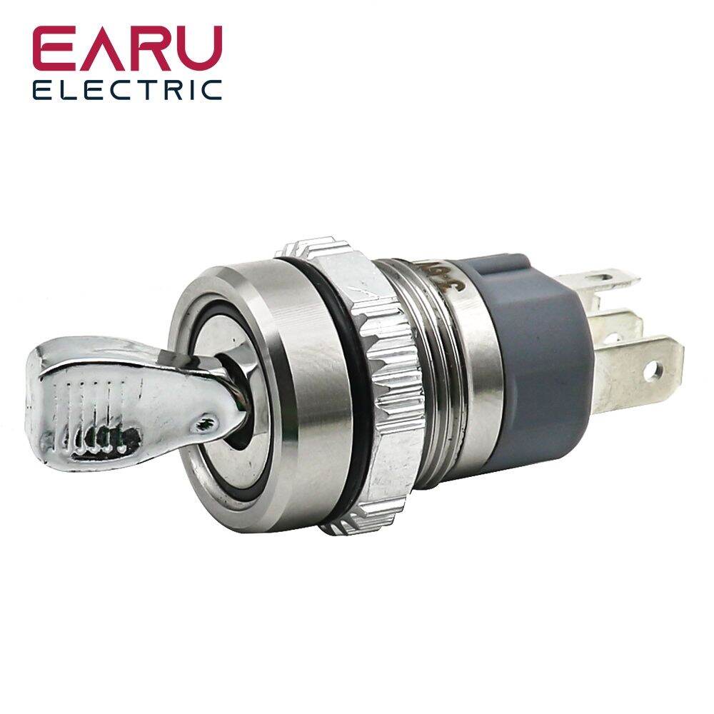 【CW】 16mm 15A ON-OFF Slide Power High Current Metal Toggle Switch ...
