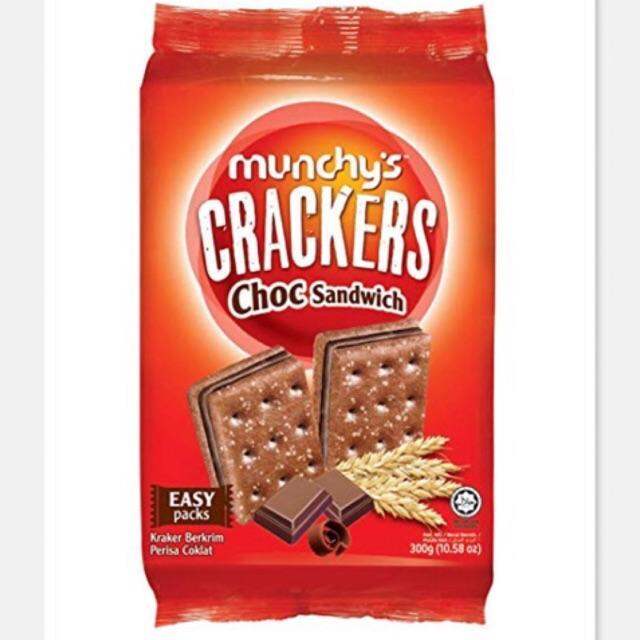 Munchy's Crackers Choc Sandwich 258gm | Lazada