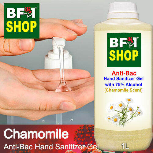 Anti Bacterial Hand Sanitizer Gel with 75% Alcohol - Chamomile Anti ...
