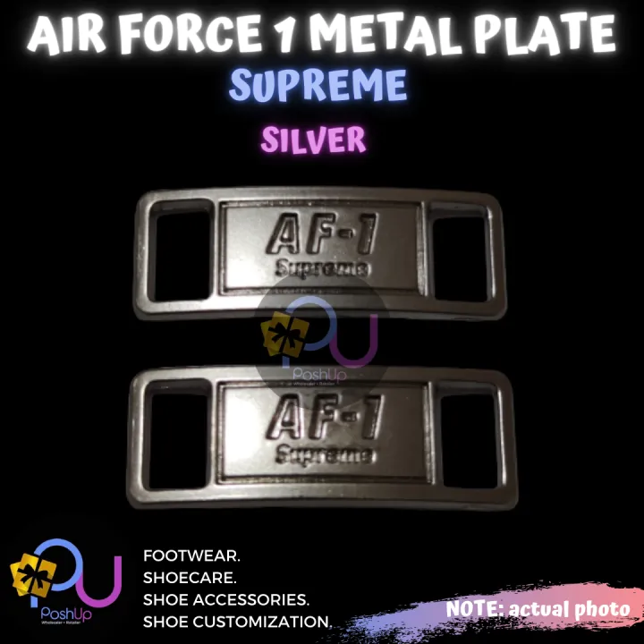 Air Force 1 Supreme Metal Plate - poshup | Lazada PH