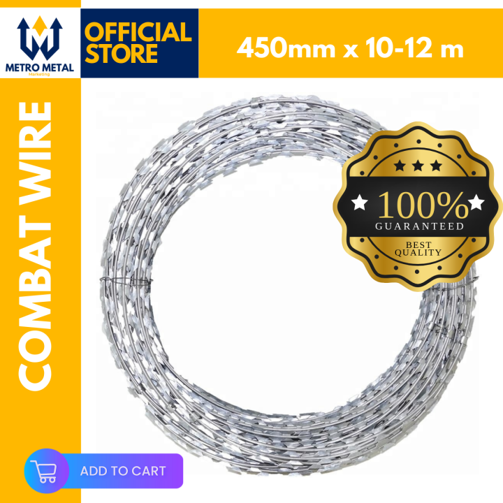 57 meters Combat Wire, Military Wire, Concertina Wire, Razor Wire Rolls ...