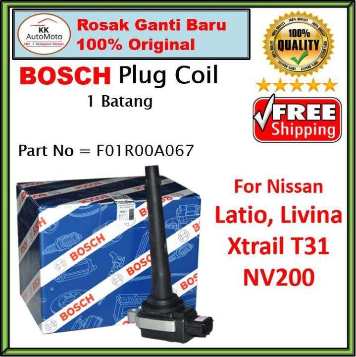 Bosch Ignition Coil Plug Coil Nissan Livina / Latio / Sylphy / Almera ...