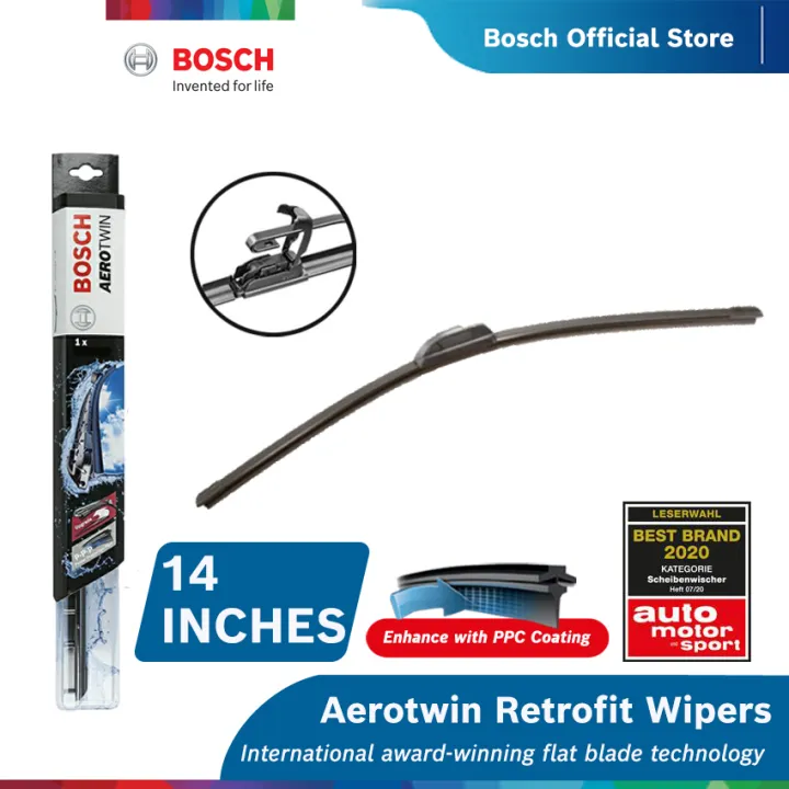 Bosch Aerotwin Retrofit (single pack) U Hook Wiper BBA350 | Lazada