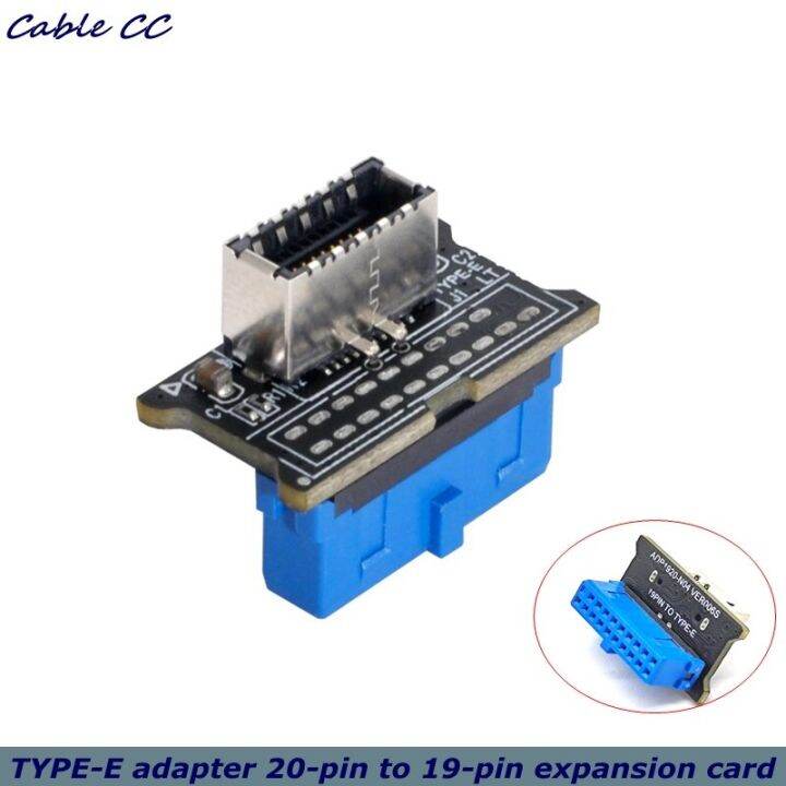 Vertical USB 3.1 Front Panel Socket Key-A Type-E To USB 3.0 20Pin ...