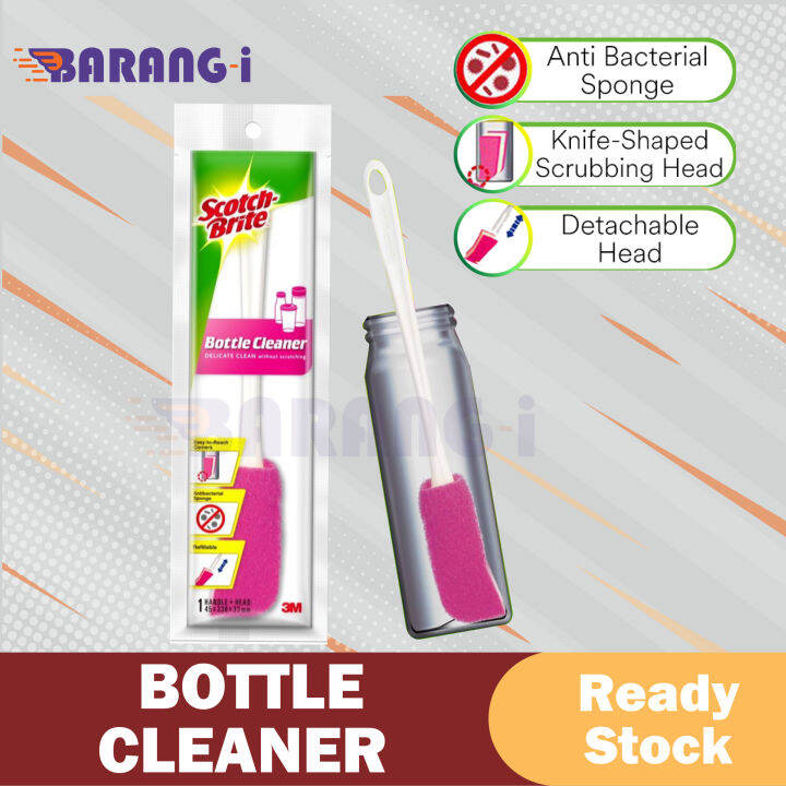 3M Scotch Brite DBC-01 Bottle Cleaner Brush for Jar Stemware Bottle 3M ...