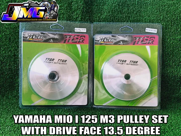 TTGR YAMAHA MIO I 125 M3 PULLEY SET 13.5 DEGREE WITH DRIVE FACE | Lazada PH