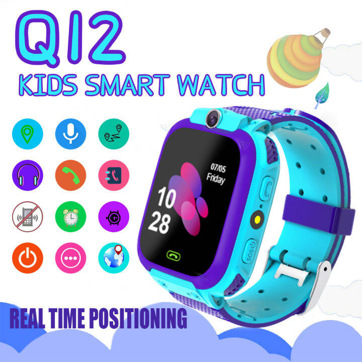 Q12 Kids Smart Watch Anti-lost Positioning Children's Watch Multi ...
