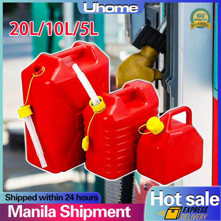 【Manila Shipping + 24 hours delivery】Fuel Tanks Plastic Petrol Cans Car Jerry Can Mount ...