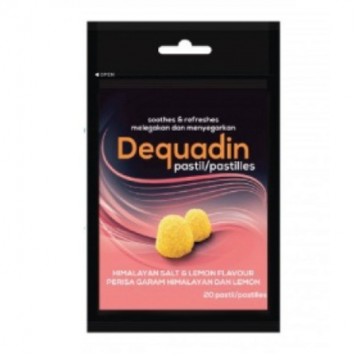 DEQUADIN HIMALAYAN SALT & LEMON PAST 20G 20'S (PKT) | Lazada
