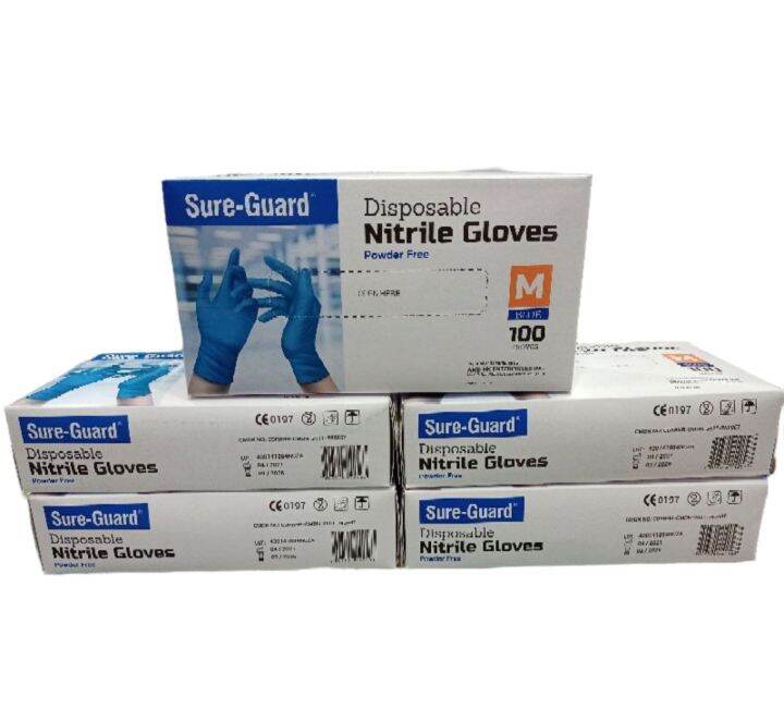 Nitrile Gloves Non-Sterile (Sure Guard) | Lazada PH