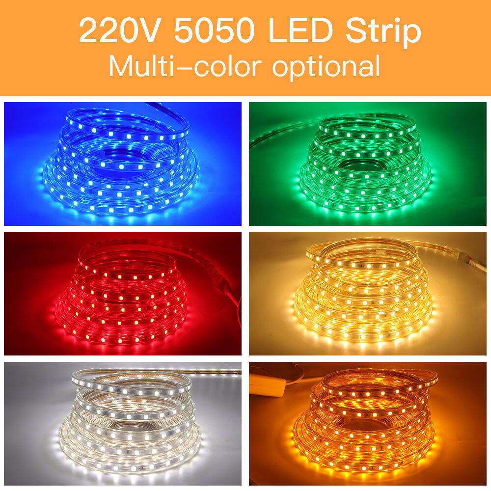 【TANBABY】 5/10/15/20/30 LED RGB Strip Light IP67 ไฟ LED เทปยืดหยุ่นกัน ...