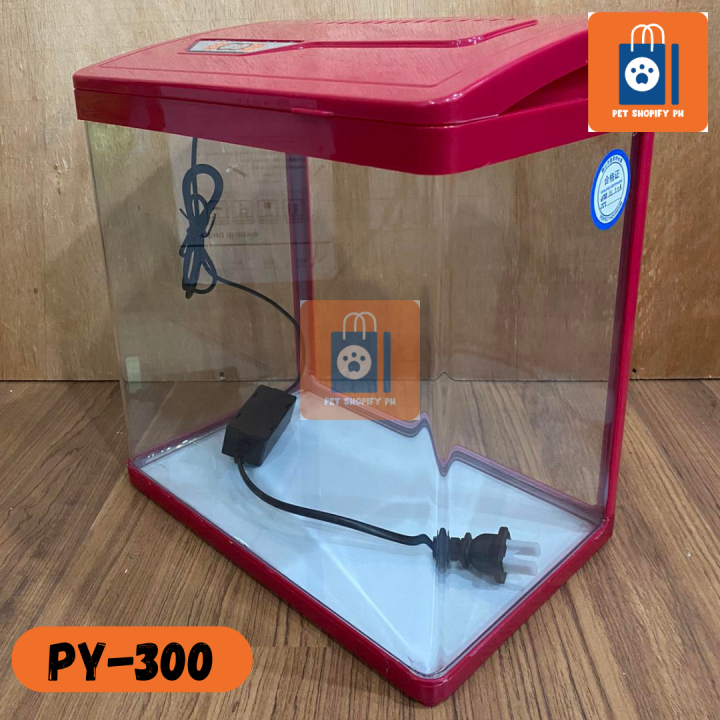 INFINITY FISH TANK AQUARIUM WITH LED LAMP AND MOTOR PY-300 | Lazada PH