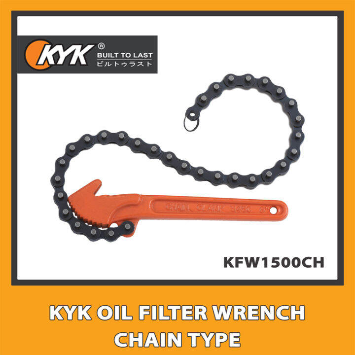 KYK OIL FILTER WRENCH CHAIN TYPE (KFW1500CH) AUTHENTIC | Lazada PH