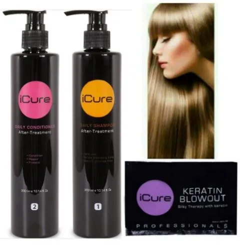 Set of iCure After Treatment Shampoo 300ml and Conditioner 300ml with ...