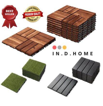 [ IKEA ] RUNNEN - 🔥 Outdoor Floor Decking Artificial Lantai Kayu Wood ...