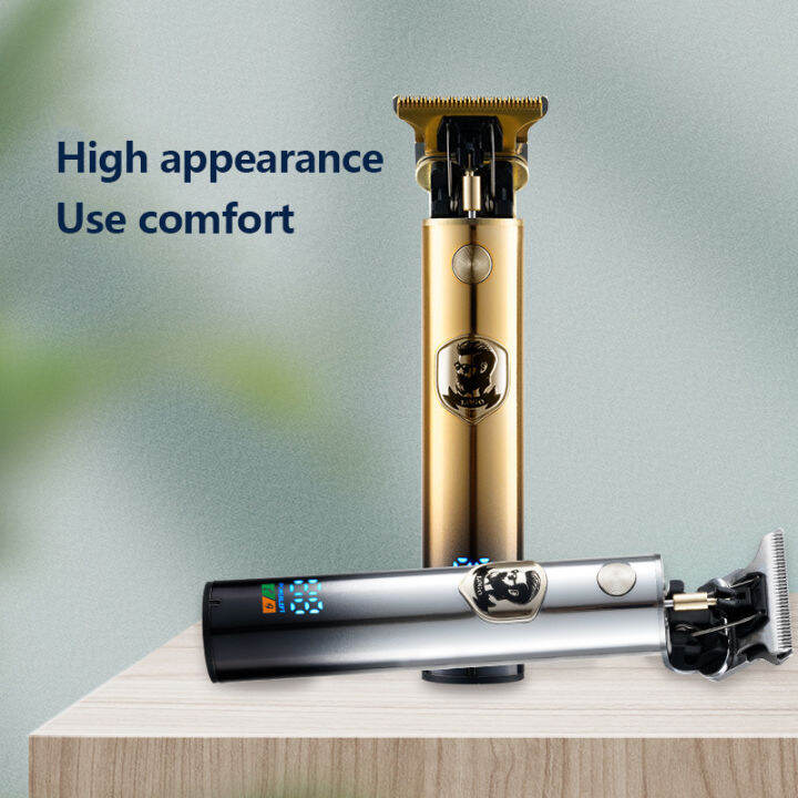 【🎁Free Gift】LED power display hair clipper for men hair trimmer razor ...
