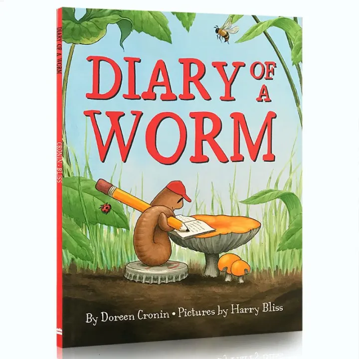 Original English Picture Book Diary of worm and earthworm Doreen Cronin ...