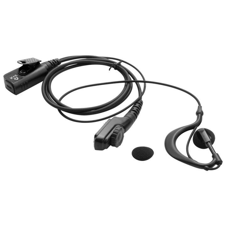 G Shape Earpiece Headset With Big Ptt For Hytera Radio Pd580 Pd700 ...