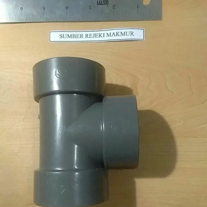 TEE 2 inch PVC sambungan pipa T ukuran 2" TEBAL | Lazada Indonesia