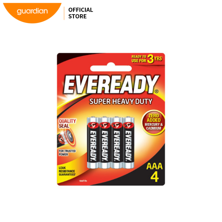 EVEREADY Super Heavy Duty AAA 4pcs | Lazada