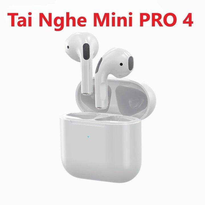 Tai nghe bluetooth Pro 4 bản nâng cấp, chống nước, thiết kế nhỏ gọn hỗ ...