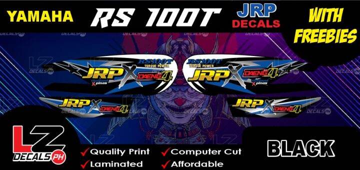 Yamaha RS 100 Stock JRP Decals / Stickers with freebies | Lazada PH