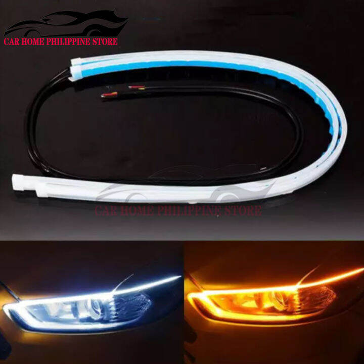 Ice Blue 2×45cm Ultrafine Cars Drl Led Daytime Running Lights Ice Blue ...