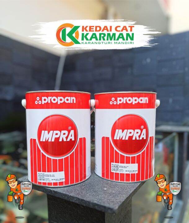 CAT PROPAN IMPRA MELAMINE CLEAR ML-131 5 LITER + HARDENER - MELAMIN ...