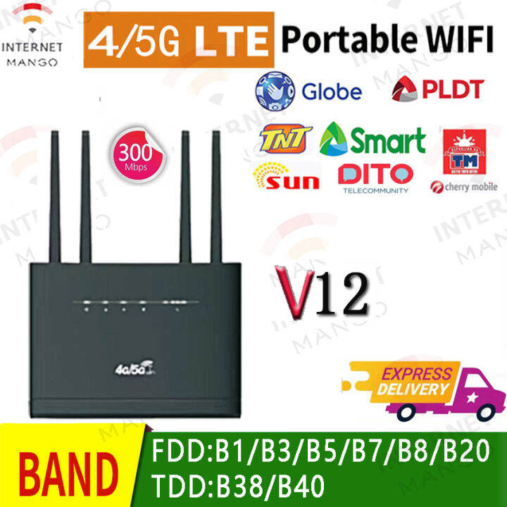 4G/5G New Product Hotspot 4G/5G LTE Modem V12 Router Wifi Data 4 ...