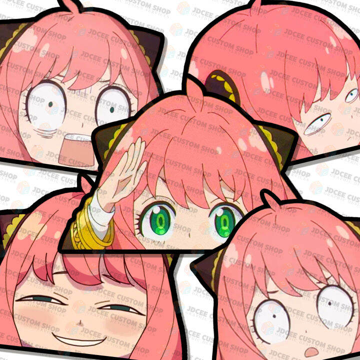 AQUAFLASK PEEKER STICKERS Anya Forger emotes | Spy x Family Character ...