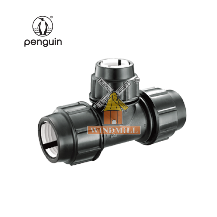 [1pieces] Reducing Tee HDPE poly fittings Compression FITTINGS PP Poly Water Poly pipe Fitting ...