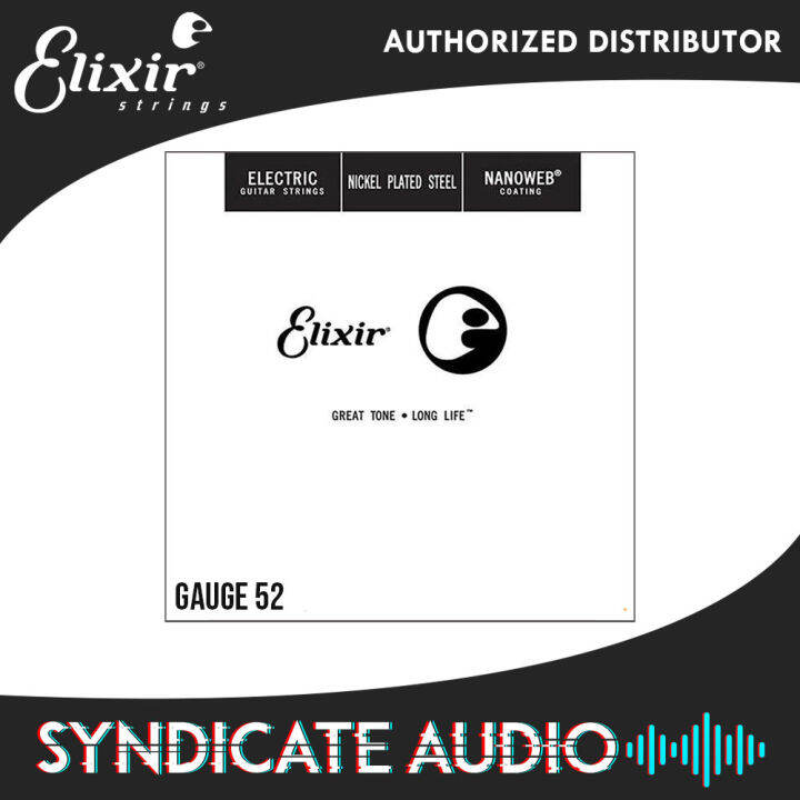 Elixir Electric Nickel Plated Steel Single Electric Guitar String with ...