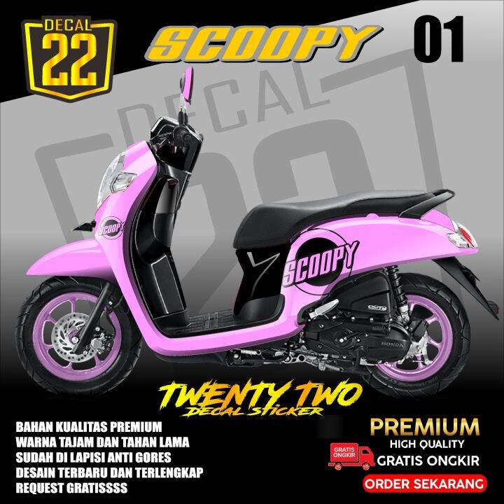 Decal Scoopy full body Full Body Decal Stiker Scopy Dekal F1/FI desain DECAL STORE 01 | Lazada ...