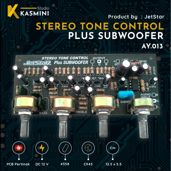 Kit Tone Control Stereo Plus Subwoofer | Lazada Indonesia