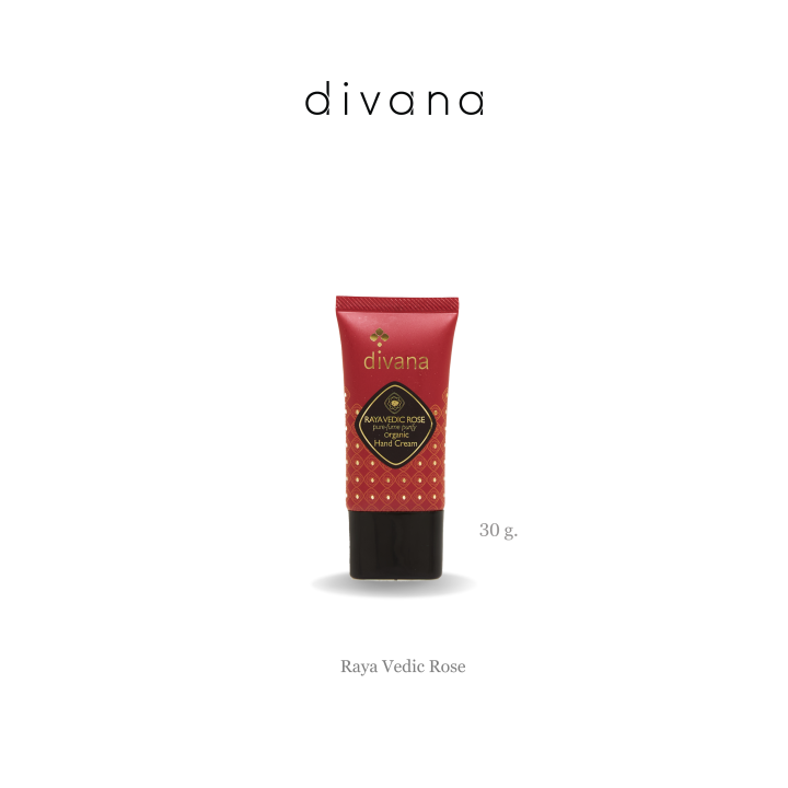 Divana : Raya Vedic Rose Pure-Fume Purify Organic Hand Cream 30g. ครีม ...