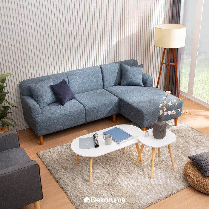 Dekoruma EIRI Sofa L Minimalis - Sofa Tamu | Lazada Indonesia