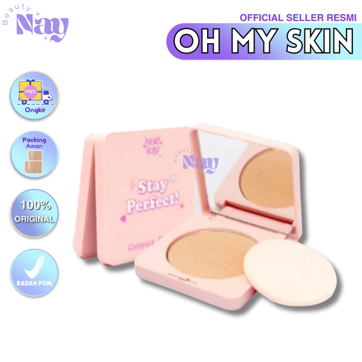 OHMYSKIN COMPACT POWDER BEDAK WAJAH STAY PERFECT BY OHMYSKIN! LOOSE ...
