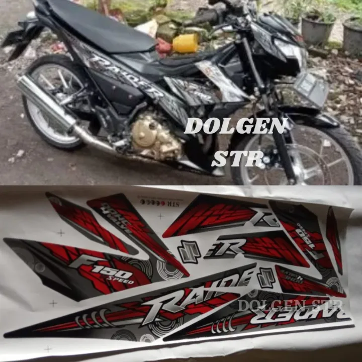 Striping Sticker Stiker Variasi Motor Satria F Injeksi Satria Fu F1 ...