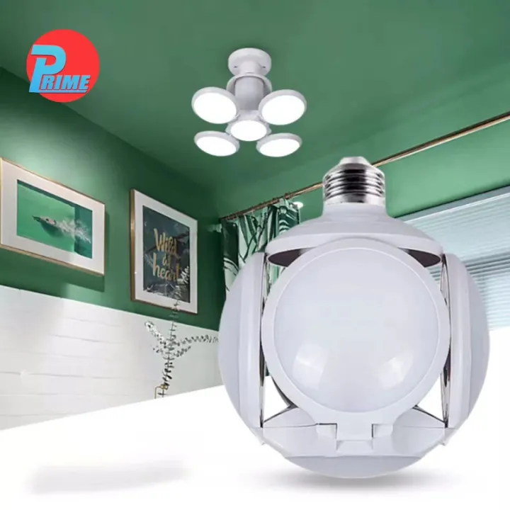 PRIME FOLDABLE FOOTBALL UFO E27 LED 360 DEGREES LIGHT BULB | Lazada PH