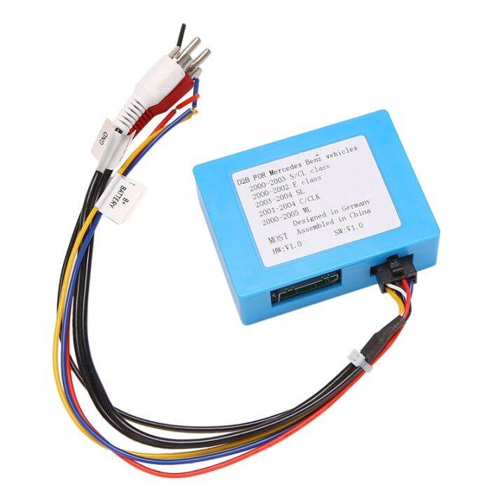Car D2B Digital Data Optical Fiber Decoder Most Box Car Radio Adapter ...