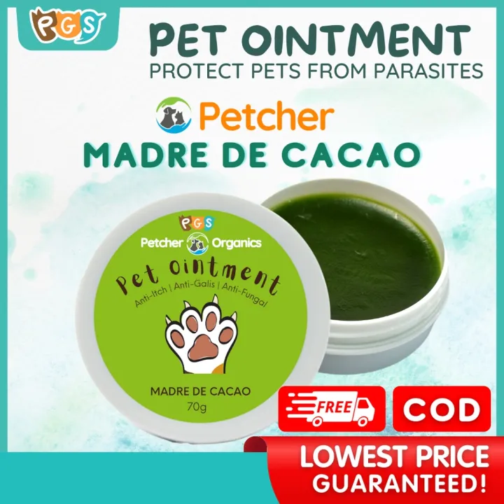 【Petcher】 Petcher Organics Madre De Cacao Pet Ointment 70g For Wound ...