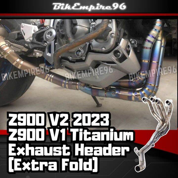 Kawasaki Z900 V2 2023 Z900 V1 Titanium Exhaust Header (Extra Fold) | Lazada