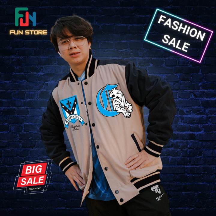 Jaket Varsity Evos Legends Esports 2023 Big Size 2024 S M L XL XXL 3XL 4XL 5XL Bahan Fleece ...