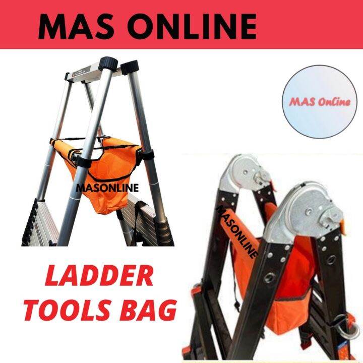MASONLINE Tools Bag for Multi Purpose Ladder Single sided ladders ...