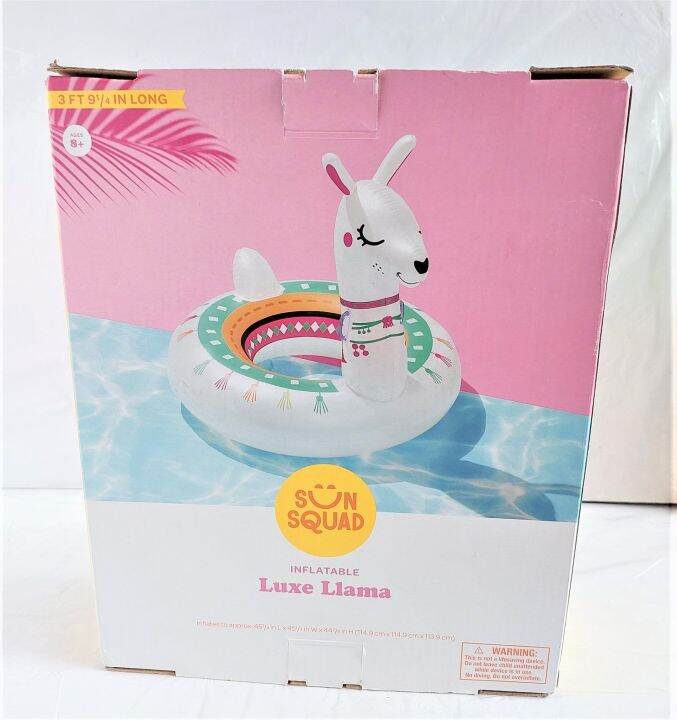 Sun Squad Inflatable Pool Water Float Luxe Llama NewUSA | Lazada PH