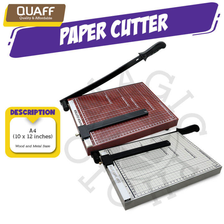 Magic photo QUAFF Paper Cutter A4 (10x12 ) Wood // Metal Base | Lazada PH