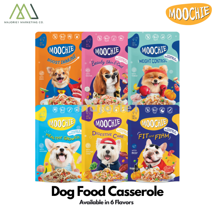 Moochie Dog Food Casserole 85g / Dog Treats Chicken Mousse 70g | Lazada PH