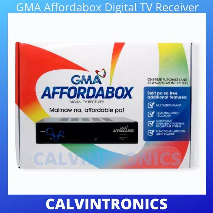 ☀GMA AFFORDABOX ORIGINAL COMPLETE SET GMA BOX GMA TV BOX Digital TV ...