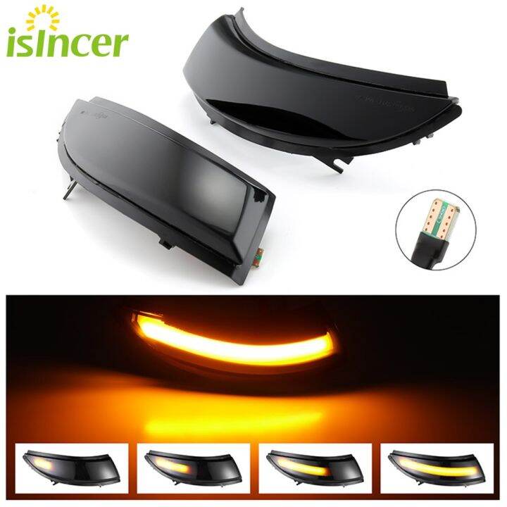 Dynamic Fluid Led Mirror Directional Indicators For Renault Captur Hood ...